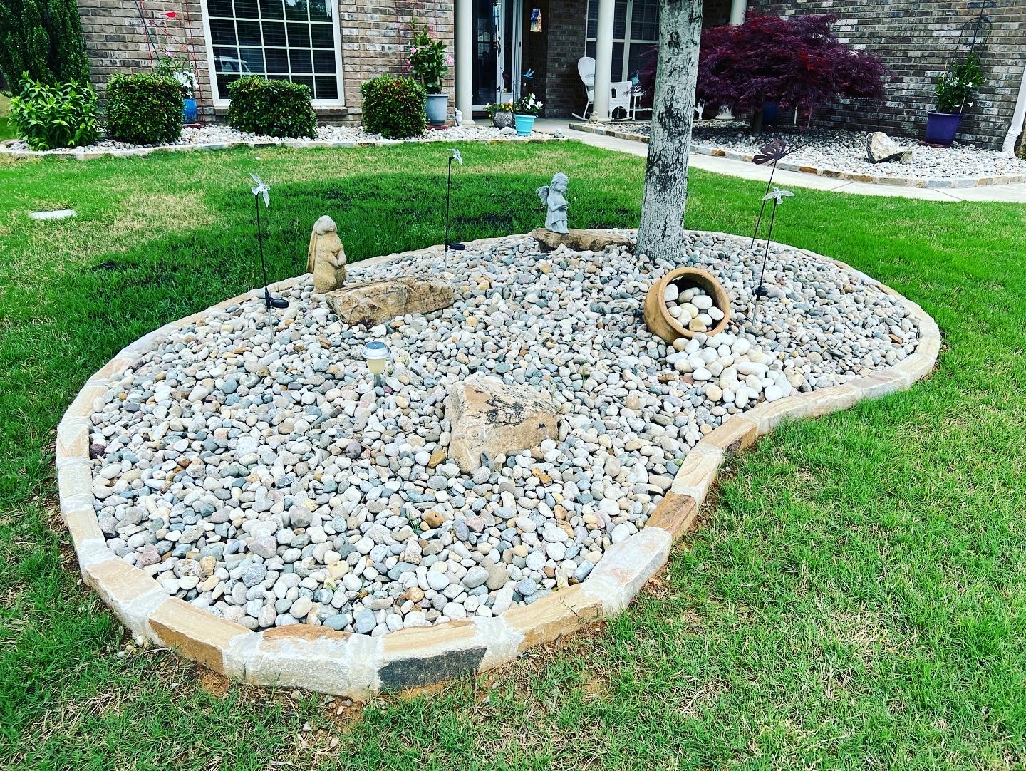 Yellow Jacket - River Rocks Installation